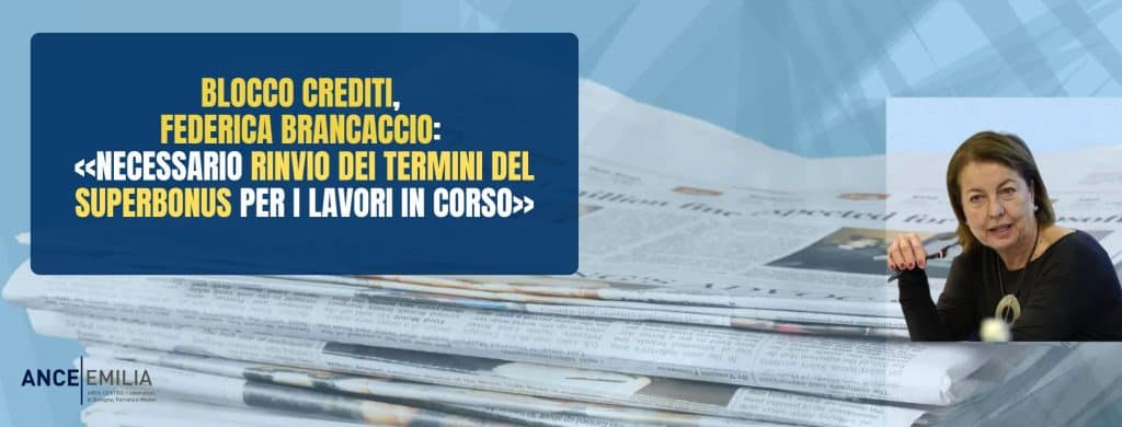 Blocco crediti, Federica Brancaccio: "Necessario rinvio dei termini del ...