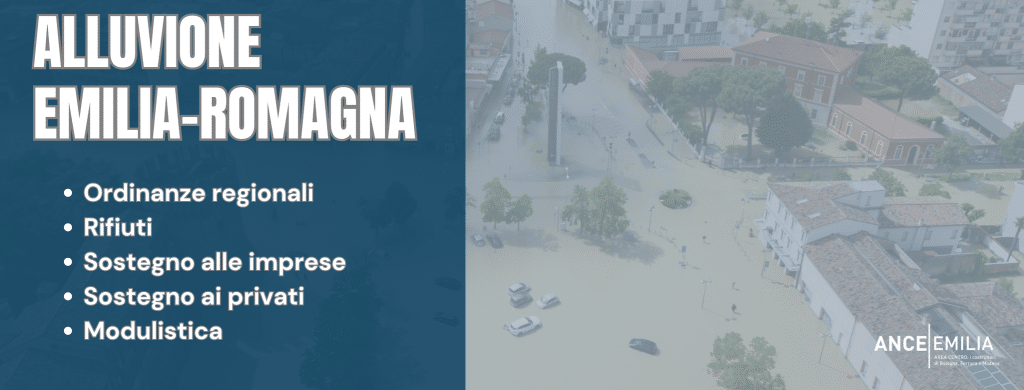 Alluvione Emilia-Romagna 2023 - ANCE EMILIA Area Centro